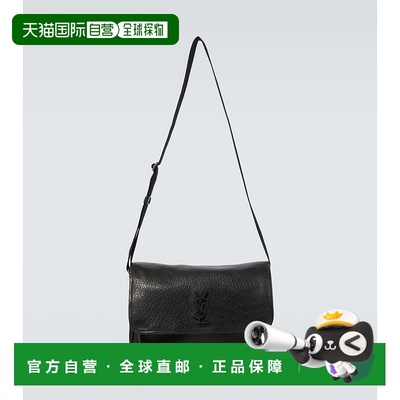 1h可退 香港直邮潮奢 Saint Laurent 圣罗兰 男士 Niki 皮革邮差