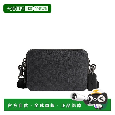 香港直邮Coach蔻驰 CHARTER 19 经典帆布斜挎包 CR783牛皮