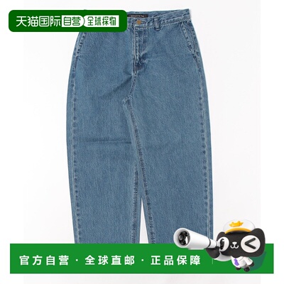 1h可退 日本直邮mizuiroind女装女士直筒全棉牛仔裤 2260070BL