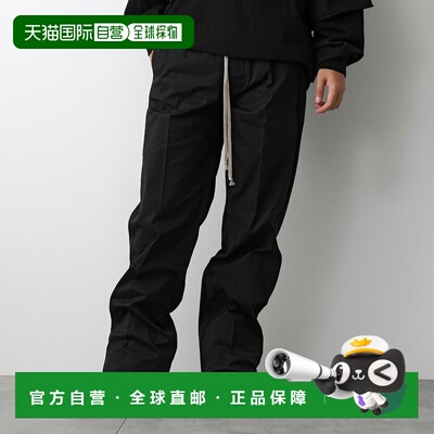 日本直邮Rick Owens DIETRICH DRAWSTRING 男士羊毛长裤 RU02F437