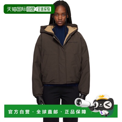 香港直邮Canada Goose 加拿大鹅 女士 驼色 & 棕色 Alberni Fleec