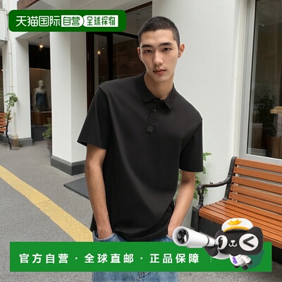 自营欧洲直邮HUGO BOSS雨果HUGO RED带Revisited标志的双面棉Polo