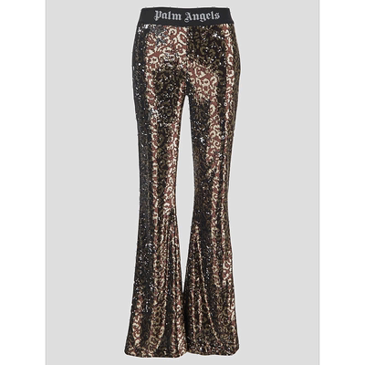 香港直邮PALM ANGELS 女士休闲裤 PWCA129F23FAB0016010阔腿裤