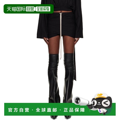 1h可退 香港直邮rick owens 瑞克 欧文斯 DRKSHDW 女士 黑色 Temp