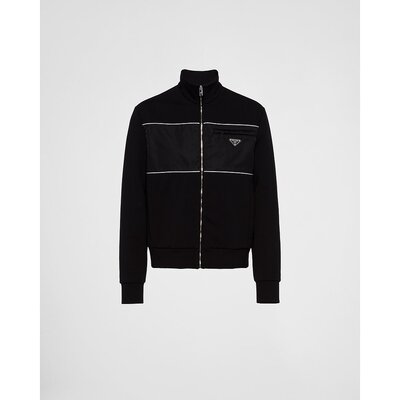 PRADA(普拉达) 男士Re-Nylon 再生尼龙细节运动衫