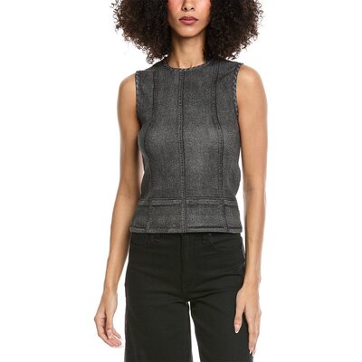 自营rag & bone Miramar Rib Muscle Tank - black 美国奥莱直发