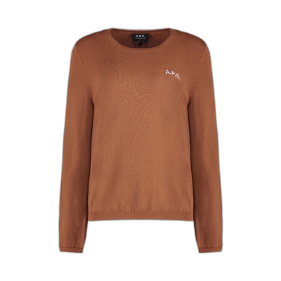 香港直邮A.P.C. 女士针织毛衣 COGUQF23215TCH AW2023 棕色