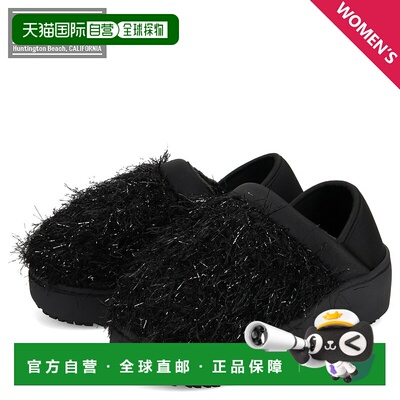 日本直邮MEI 女士厚底毛皮 Moc 一脚蹬厚底鞋 (MEI-SHL-253005)