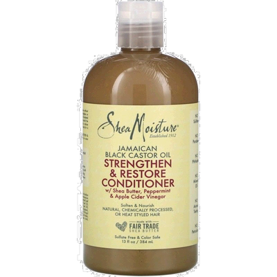 香港直邮Shea Moisture护发素牙买加黑蓖麻油烫染发质384ml正品