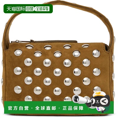 1h可退 香港直邮潮奢 KHAITE 女士 棕色小号 Elena 单肩包 H20328