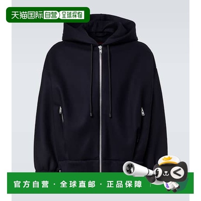 1h可退 香港直邮Simone Rocha 蒙娜 罗莎 男士 精饰羊毛混纺连帽