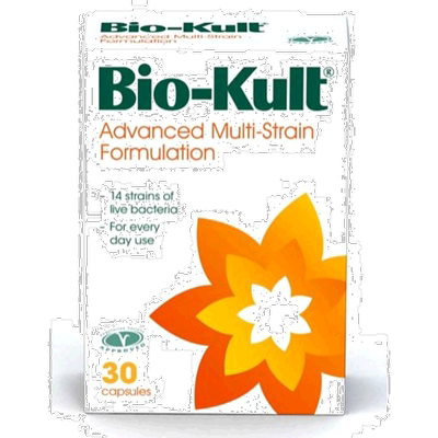 英国药房biokult/BK小花菌每日肠道活性益生菌润肠畅通30