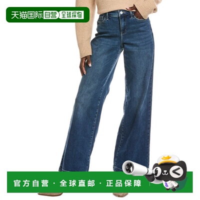 自营NYDJ Wide Rio Rapids Wide Leg Jean - pink 美国奥莱直发