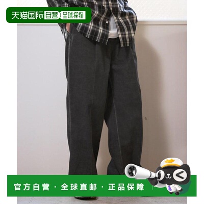 1h可退 日本直邮Firsthand 男装 纯棉做旧褶皱阔腿裤 33432344000
