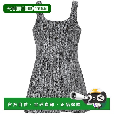 1h可退 香港直邮潮奢 GANNI 甘尼 女士 迷你连衣裙 W0186 colorfu