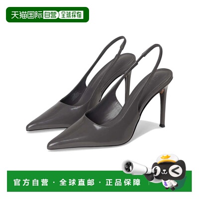 自营Steve Madden Reyes高跟鞋女式灰色细跟后跟ZOGG3741-灰色 美