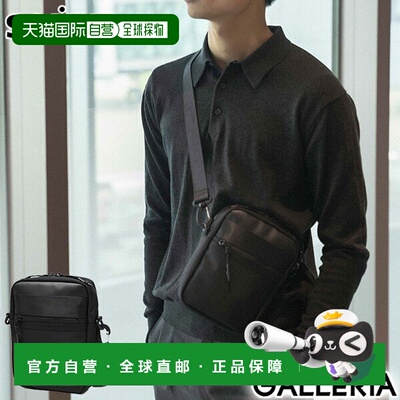 日本直邮SONNE 男士单肩包轻巧时尚适合成人休闲时尚黑色防水STAR