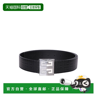 香港直邮GIVENCHY 男士腰带 BK4063K1QW001 CO 黑色
