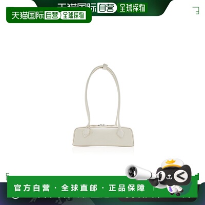 1h可退 香港直邮Alaia 女士 Le Teckel 小号皮革肩包 white白色