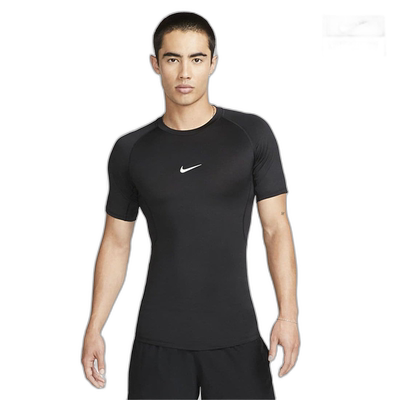 韩国直邮NIKE T恤干爽紧身短袖健身上衣 FB7933-010耐克健身服