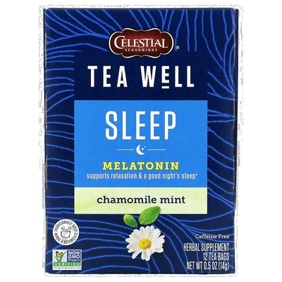 香港直发Celestial Seasonings斯乐荷尔蒙萃取茶包洋甘菊薄荷1.2g