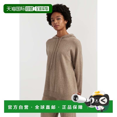 自营chinti & parkerWarm-Oatmeal Wool-Cashmere Relaxed Hoodie