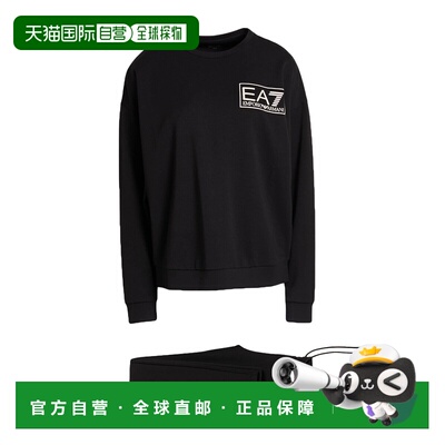 香港直邮Ea7 女士 Tracksuits 运动装 black黑色 舒适时尚