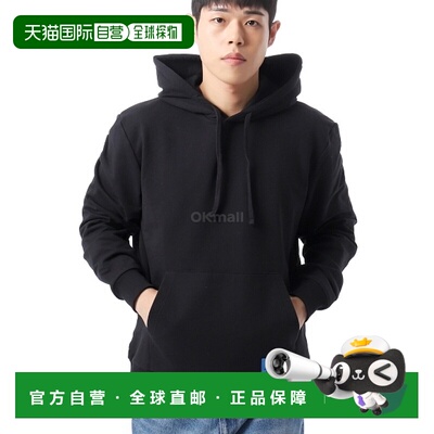 韩国直邮DEUS 锁定连帽衫 (DMP248361-BLK) 连帽/拉链卫衣