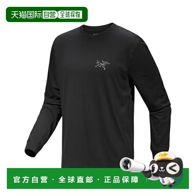 日本直邮Arc'teryx 始祖鸟 Kragg SL Cotton LS 男士长袖T恤 黑色