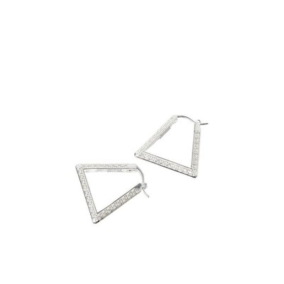 Bottega Veneta logo标志三角耳环 688731VL919