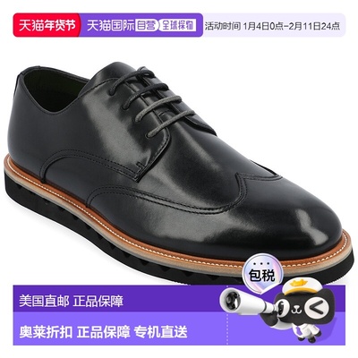 自营 vance co.Vance Evander Wingtip德比-黑色 美国奥莱直发