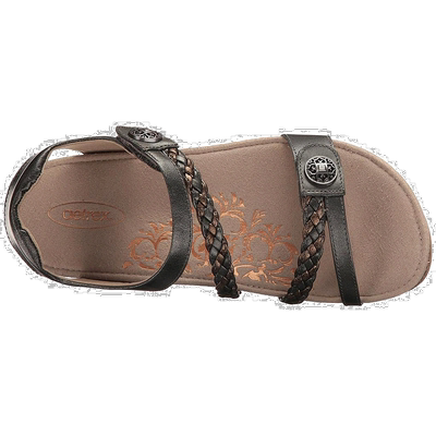 1h可退 【美国直邮】Aetrex|Jillian Quarter 表带凉鞋坡跟罗马鞋