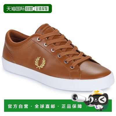 欧洲直邮FRED PERRY  男鞋 秋冬 低帮板鞋 BASELINE LEATHER