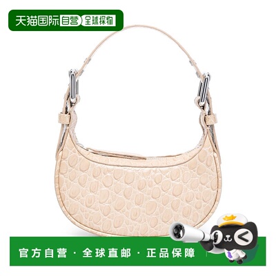 1h可退 香港直邮潮奢 BY FAR 女士 Soho 鱷魚壓花迷你單肩包 23CR