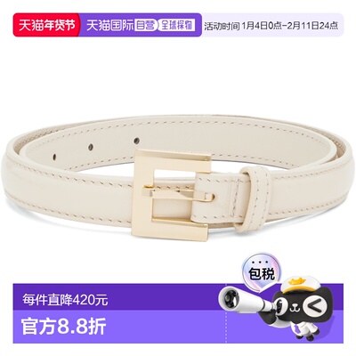 1h可退 香港直邮潮奢 ANINE BING 女士 灰白色 Nicola 腰带 A1211