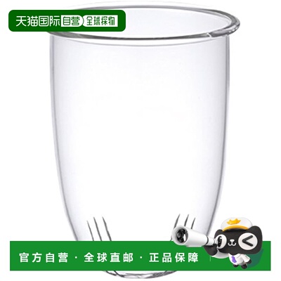 【日本直邮】Kinto 茶壶UNITEA茶叶滤器80x105mm玻璃杯  8371