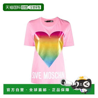 香港直邮Moschino 圆领短袖T恤 W4F152T3876N35