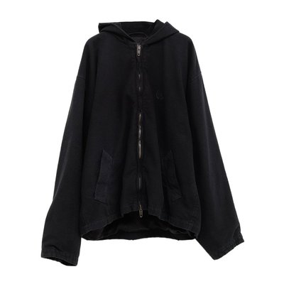 BALENCIAGA 男士外套 839072TPM141000 AW2025 黑色