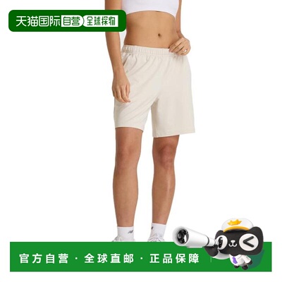 日本直邮New Balance 女士7英寸轻量法国棉短裤 AWS51509LIN 短裤