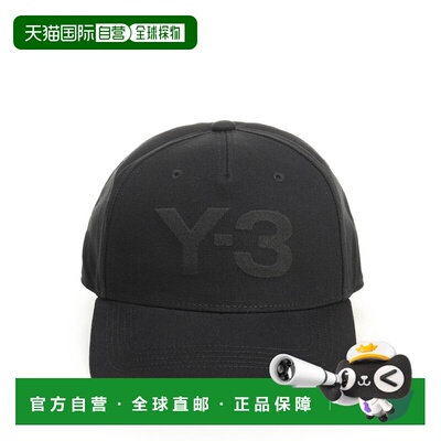 香港直邮Y-3 男士帽子 JP1143BLACK AW2025 黑色 CAPPELLO CON LO