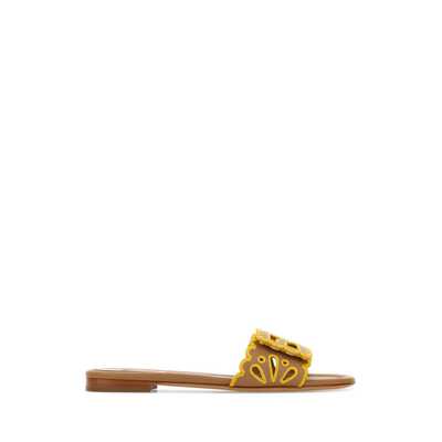 FENDI 女士拖鞋 8R8979AWLAF1VP1 SS2026 花色 Camel leather Bag
