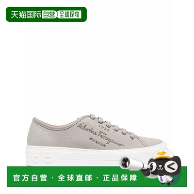 自营 salvatore ferragamo菲拉格慕Mediterr低帮运动鞋-灰色 美国