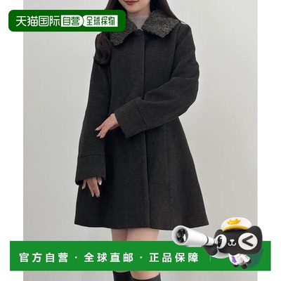 1h可退 日本直邮JUNOAH CENEA 2way领型收腰中长款大衣外套