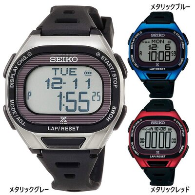 SEIKO 男士女士 PROSPEX 太阳能运动手表跑步马拉松