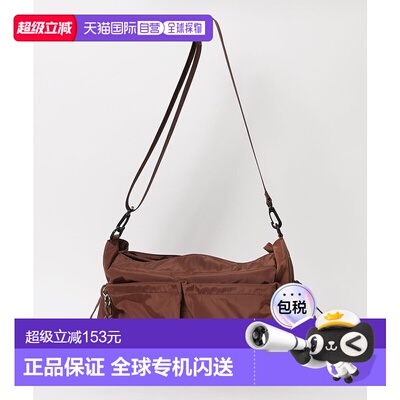 1h可退 日本直邮GLOBAL WORK 女装 防水轻量7口袋手提肩背包 5982