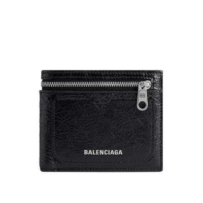 奢淘 Balenciaga SUPERBUSY 方形折叠钱包 男 8018372AA9Z