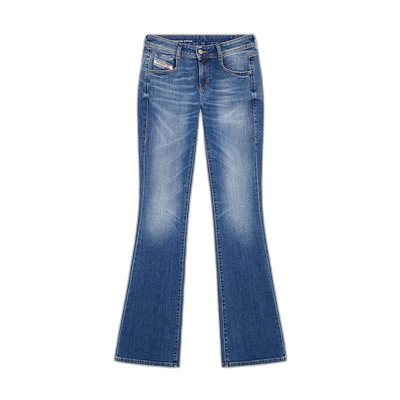 香港直邮DIESEL 女士牛仔裤 A1100309J3301 AW2025 蓝色 喇叭牛仔