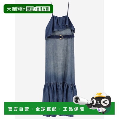 香港直邮PINKO 女士连衣裙 106626A388PJC SS2026 蓝色 PINKO CHI