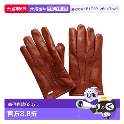 香港直邮OUR LEGACY 男士手套 A4258HA AW2025 棕色 HIS 五指手套