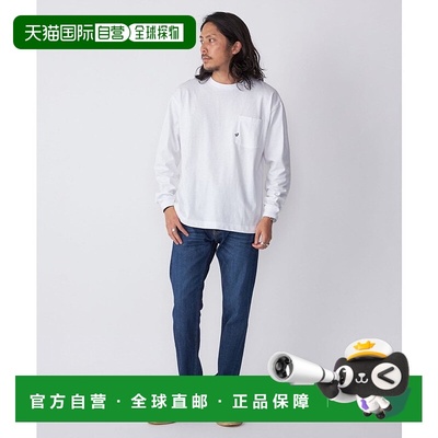 日本直邮SHIPS 防汗渍加工大轮廓重磅印花长袖T恤 [SH8611EM00675